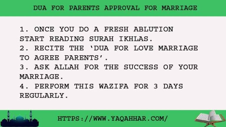 5 Ultimate Dua For Parents To Accept Love Marriage - Ya Qahhar Wazifa