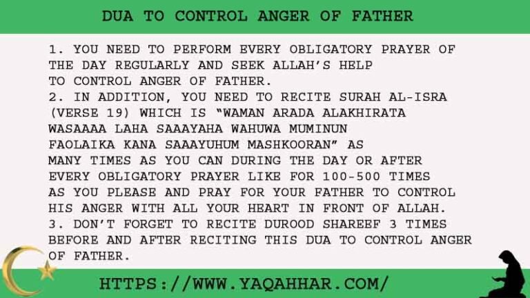 Powerful Dua To Control Anger Within 7 Days - Ya Qahhar Wazifa